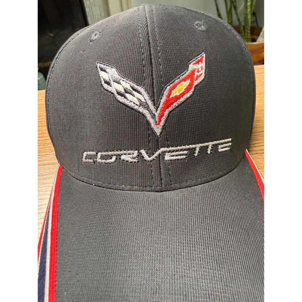 chevrolet | Accessories | Chevrolet Corvette C8 Hat Black Fitted ...